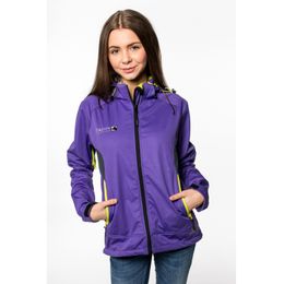 DEPROC Active Damen Softshelljacke "Downton Peak WOMEN", rot, Gr. 52, Softshell, 96% Polyester. 4% Elasthan, Jacken, auch in Gro&szlig;en Gr&ouml;&szlig;en erh&auml;ltlich
