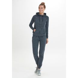 ENDURANCE ATHLECIA ATHLECIA Damen Trainingsjacke "CHESTINE", blau, Gr. 40, unifarben, 55% Baumwolle, 45% Polyester, Jacken, mit praktischer Kapuze