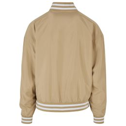 Urban Classics Herren Collegejacke "Urban Classics Herren Light College Jacket", beige, Gr. L, unifarben, 100% Polyester, Jacken