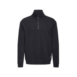 Blend Herren Troyer "Longsweatshirt BHBriso", schwarz, Gr. L, Obermaterial: 60% Baumwolle CO. 40% Polyester PES., Pullover