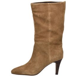 Inuovo Damen High-Heel-Stiefel "Inuovo Stiefel Veloursleder", Gr. 36, braun, Veloursleder, Schuhe