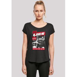 F4NT4STIC Damen T-Shirt "Guns N' Roses Lies City Rock Music", schwarz, Gr. XS, Obermaterial: 100% Baumwolle, Shirts, Premium Qualit&auml;t