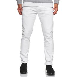 Rusty Neal Herren Straight-Jeans "MELVIN", wei&szlig;, Gr. 30, unifarben, 98% Baumwolle, 2% Elasthan, Jeans, im klassischen 5-Pocket-Stil
