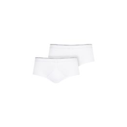 Jockey Herren Slip "Slip Modern Classic Y-Front Brief 2er Pack", Gr. XL, wei&szlig;, Obermaterial: 100% Baumwolle CO., Unterhosen