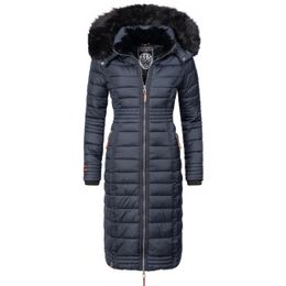 Navahoo Damen Wintermantel "Umay", blau, Gr. M, clean, Oberstoff: 100% Polyester. Futter: 100% Polyester. Wattierung: 100% Polyester. &Auml;rmelfutter: