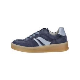 Gabor COMFORT Damen Sneaker "Gabor Comfort Sneaker Leder", Gr. 38, blau, Leder, Schuhe