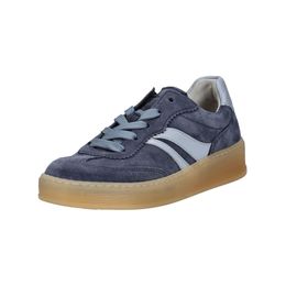 Gabor COMFORT Damen Sneaker "Gabor Comfort Sneaker Leder", Gr. 37, blau, Leder, Schuhe