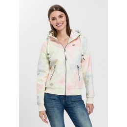 Ragwear Damen Funktionsjacke "NUGGIE OMBRE O", bunt, Gr. XS, kontrastfarbene Details, mehrfarbig, Web, Obermaterial: 100% Polyester. Futter: 100%
