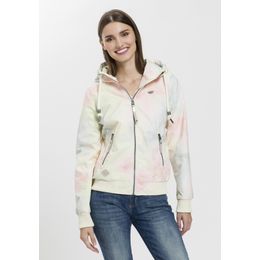 Ragwear Damen Funktionsjacke "NUGGIE OMBRE O", bunt, Gr. M, kontrastfarbene Details, mehrfarbig, Web, Obermaterial: 100% Polyester. Futter: 100%