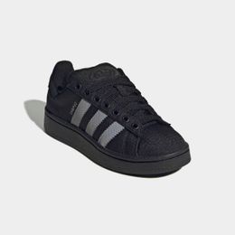 M&auml;dchen Sneaker "CAMPUS 00S", adidas originals, Gr. 37core schwarz, core schwarz, tech grau metallic, Textil, Schuhe, f&uuml;r Kinder & Jugendliche