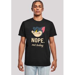 F4NT4STIC Damen T-Shirt "Tom und Jerry Nope Not Today", schwarz, Gr. M, Obermaterial: 100% Baumwolle, Shirts, Herren,Premium
