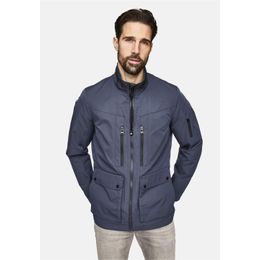 NEW CANADIAN Herren Outdoorjacke "shape memory", blau, Gr. 54, unifarben, 100% Polyester, Jacken, mit praktischer Armtasche