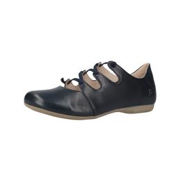Josef Seibel Damen Slipper "Josef Seibel Slipper Glattleder", Gr. 45, blau, Glattleder, Schuhe