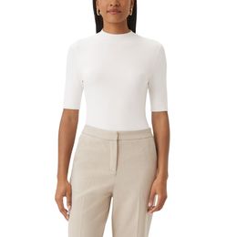 comma, COMMA Damen Strickpullover, beige, Gr. 46, Feinstrick, Obermaterial: 81% Viskose, 17% Polyamid, 2% Elasthan, Pullover, mit Turtleneck, halbarm