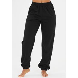 ENDURANCE ATHLECIA ATHLECIA Damen Sweathose "Giannis", schwarz, Gr. 36, unifarben, 65% Polyester, 35% Baumwolle, Hosen, mit bequemem Dehnbund