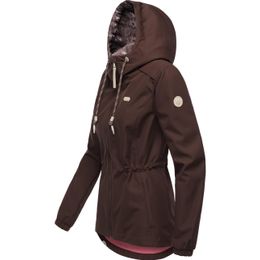 Ragwear Damen Funktionsjacke "Dankka", braun, Gr. S, Obermaterial: 100% Polyester. Innenfutter: 100% Polyester, Jacken, Funktionelle &Uuml;bergangsjacke