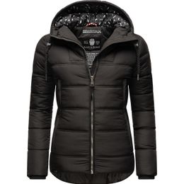 Navahoo Damen Steppjacke "Renesmee", schwarz, Gr. M, Oberstoff: 100% Polyester; Futter: 100% Polyester; Wattierung: 100% Polyester; &Auml;rmelfutter: 100%