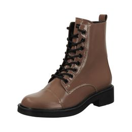 H&ouml;gl H&Ouml;GL Damen Schn&uuml;rstiefelette "H&ouml;gl Stiefelette Leder", Gr. 38, grau, Leder, Schuhe