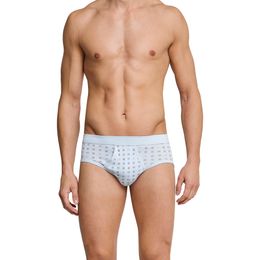 Schiesser Herren Slip "Cotton Essentials", Gr. 5901, sonstiges, Feinripp, Obermaterial: 100% Baumwolle, Unterhosen, mit Eingriff, gemustert, Feinripp