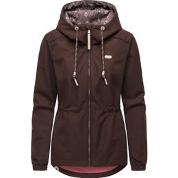 Ragwear Damen Funktionsjacke "Dankka", braun, Gr. L, Obermaterial: 100% Polyester. Innenfutter: 100% Polyester, Jacken, Funktionelle &Uuml;bergangsjacke