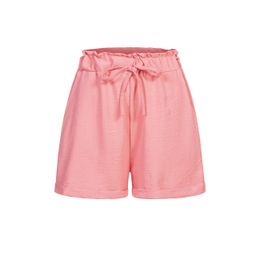 CLOUD 5IVE Damen Shorts "CLOUD 5IVE Musselin Short mit Umschlag und 2-Pockets"oldrose, Gr. XXL, unifarben, 95% Polyester, 5% Elasthan, Hosen