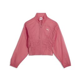 Puma Damen Trainingsjacke "Dare To Oversized Gewebte Jacke Damen"wild pink, Gr. XL, Obermaterial: 100% Nylon; Rippe: 98% Polyester, 2% Elasthan,