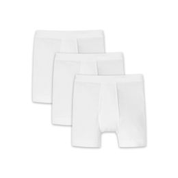 Schiesser Herren Boxershorts "Slip Essentials 3P 3er Pack", Gr. XL, wei&szlig;, Obermaterial: 100% Baumwolle CO., Unterhosen
