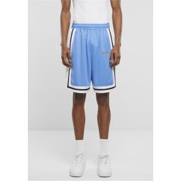 Fubu Herren Shorts "Fubu Herren FM242-006-1 Fubu College Mesh Shorts", blau, Gr. S, 100% Polyester, Hosen