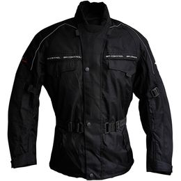 Roleff Motorradjacke "Reno", 4XL, schwarz, Jacken, mit Protektoren, 4 Taschen, 3 Bel&uuml;ftungsl&ouml;cher