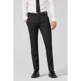 MEYER Herren Anzughose "Roma", schwarz, Gr. 25,5, unifarben, 54% Polyester, 43% Wolle, 3% Elasthan, Hosen, mit Franz&ouml;sische Seitentaschen
