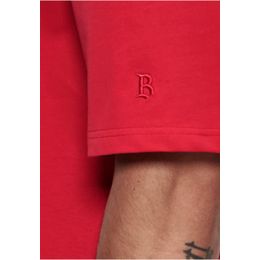 DROPSIZE Damen T-Shirt "Dropsize Herren Dropsize Super Heavy Blank T-Shirt"riskrot, Gr. XS, unifarben, 100% Baumwolle, Shirts