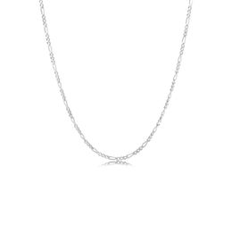 Kuzzoi Herren Silberkette "Herrn Figaro Oxidiert Massiv Mann 925 Silber", 60, ohne Stein, Silber 925 (Sterlingsilber), L: 50, silber, Silber 925