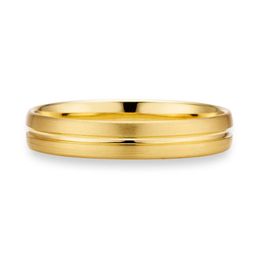 Phoenix PH&Ouml;NIX Damen Trauring "Schmuck Partnerring Ehering Verlobungsring Freundschaftsring", 69, ohne Brillant, Silber 925 (Sterlingsilber), 4mm, gold,
