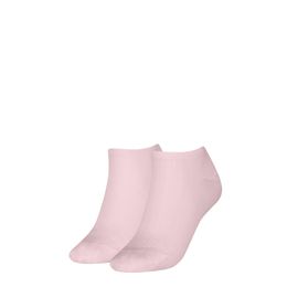 Tommy Hilfiger Damen Sneakersocken "TH WOMEN SNEAKER 2P SHINE", Gr. 35light pink, Materialmix, Socken, mit feuchtigkeitsableitender Technologie