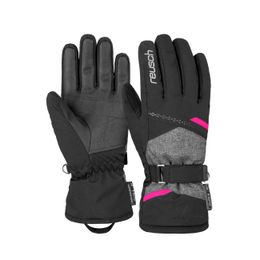 Reusch Damen Skihandschuhe "Hannah R-TEX XT", pink, Gr. 8,5, mehrfarbig, 87% Polyester, 11% Lederimitat, 2% Elasthan, Handschuhe, in zartem Design