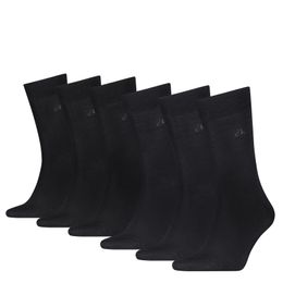 Calvin Klein Damen Socken "CK MEN SOCK 6P ECOM", Gr. 39schwarz, Obermaterial: 67% Baumwolle, 23% Polyester, 10% Elasthan, Socken