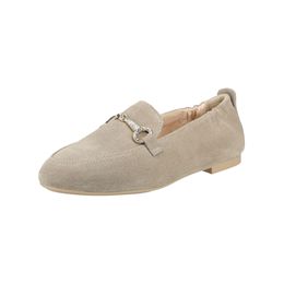 Nero Giardini Damen Slipper "Nero Giardini Slipper Veloursleder", Gr. 37beige, Veloursleder, Schuhe