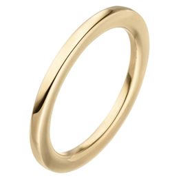 Jobo Damen Goldring, 56, Gelbgold 585, gelb, Gelbgold 585, Fingerringe, 585 Gold