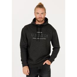 CRUZ Herren Kapuzensweatshirt "Marco", grau, Gr. XXL, unifarben, 60% Baumwolle, 40% Polyester, Sweatshirts, mit atmungsaktiver Eigenschaft