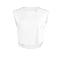 WINSHAPE Damen Crop-Top "AET115LS", wei&szlig;, Gr. XXL, 85% Polyester, 15% Elasthan, Tops, Functional Soft and Light