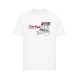 F4NT4STIC M&auml;dchen T-Shirt "Castrol Vintage Distressed GTX Racing", wei&szlig;, Gr. 146, Obermaterial: 100% Baumwolle, Shirts, Official Merch