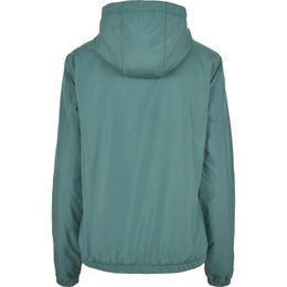 Urban Classics Damen Allwetterjacke "Urban Classics Damen Ladies Basic Pull Over Jacket"paleleaf, Gr. XS, unifarben, 100% Polyester, Jacken