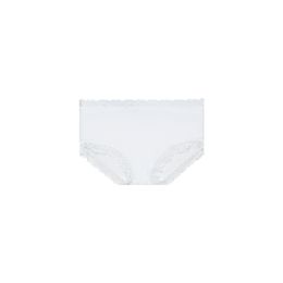 Jockey Damen Slip "Slip Parisienne Full Brief 1er Pack", Gr. XXL, wei&szlig;, Obermaterial: 91% Polyamid PA. 9% Elasthan EL., Unterhosen