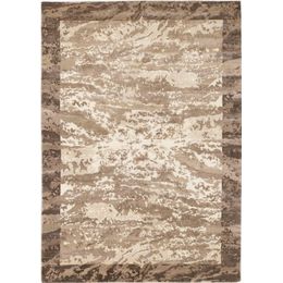 Teppich, B:170cm H:15mm L:240cm, beige, OCI DIE TEPPICHMARKE, Viskose, Wolle, Wohnzimmer, Teppiche, "AWARD SIRI", handgekn&uuml;pft, echter original Nepal