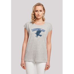 F4NT4STIC Damen T-Shirt "Harry Potter Ravenclaw Sport Emblem", grau, Gr. XXL, Obermaterial: 100% Baumwolle, Shirts, Print