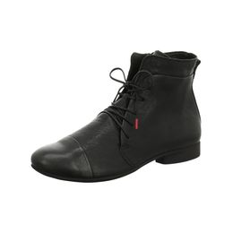 Think! THINK Damen Schn&uuml;rstiefelette "Think Stiefelette Nappaleder", Gr. 38, schwarz, Nappaleder, Schuhe