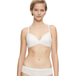 Triumph Damen B&uuml;gel-BH "Body Make-up Soft Touch P EX", Gr. 90, wei&szlig;, Microtouch, Obermaterial: 53% Polyamid, 27% Elasthan, 20% Polyester, Basic, BHs,