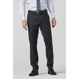 MEYER Herren Anzughose "Bonn", blau, Gr. 50, unifarben, 100% Wolle, Hosen, mit Franz&ouml;sischen Seitentaschen