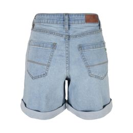 Urban Classics Damen Stoffhose "Urban Classics Damen", blau, Gr. 34, unifarben, 50% Baumwolle (Bio), 48% Baumwolle, 2% Elasthan, Hosen