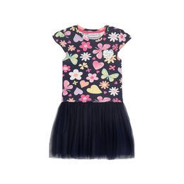 DANAMADE M&auml;dchen T&uuml;llkleid "DANAMADE Dresses DIASMINA", blau, Gr. 140, Oberteil: 95% Baumwolle 5% Elasthan / Rock: 100% Polyester / Futter: 100%
